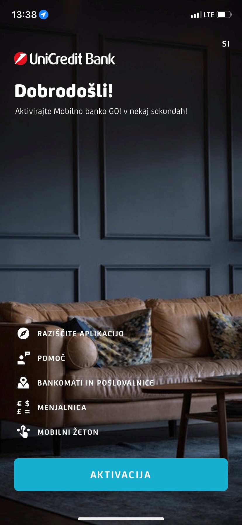 Navodila za aktivacijo Mobilna banka GO! | UniCredit Bank